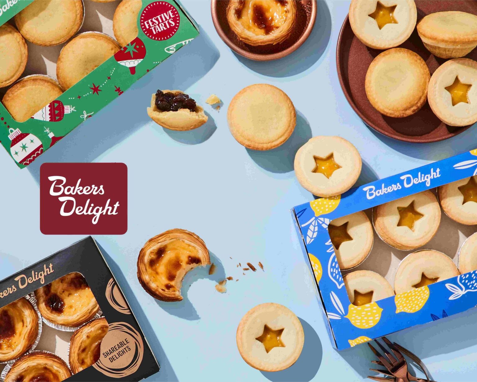 Festive Tarts at Bakers Delight - Wellington Square Shopping Centre